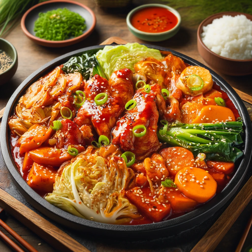 Delicious Spicy Korean Dak Galbi (Chicken and Vegan Versions) - Zestyplan